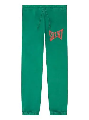 SAINT MICHAEL Logo Pants - Green