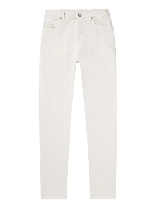 Brunello Cucinelli Straight-leg Jeans - Neutrals