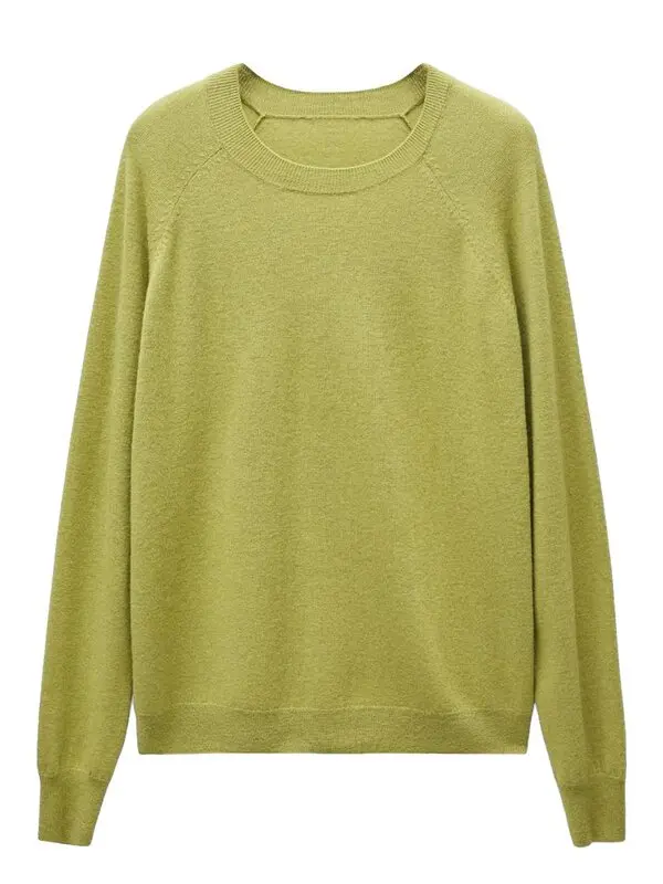 Mango Wool Sweater - Green