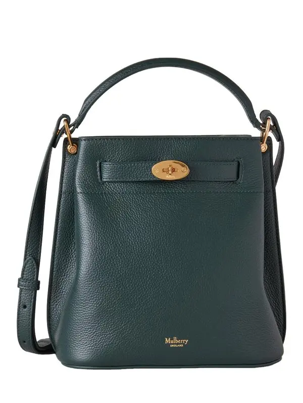 Mulberry Islington Leather Bucket Bag - Mulberry Green