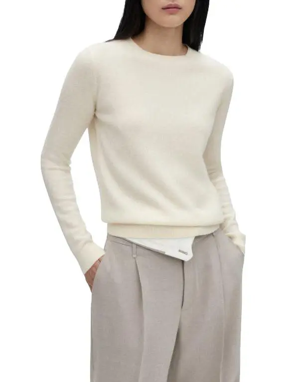 Mango Cashmere Sweater - Ecru