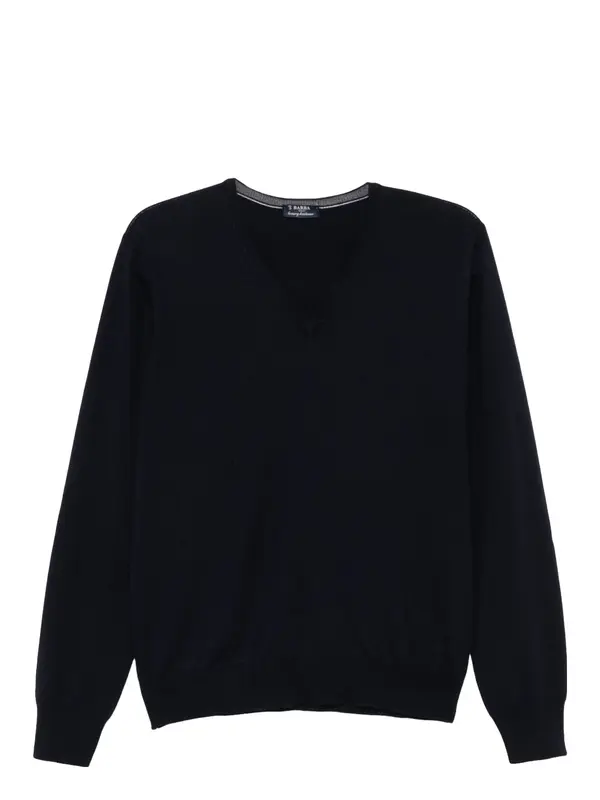 BARBA NAPOLI Virgin Wool Sweater - Blue