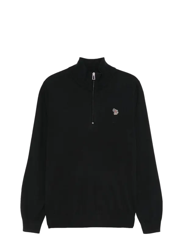 Paul Smith Zebra-motif Sweater - Black
