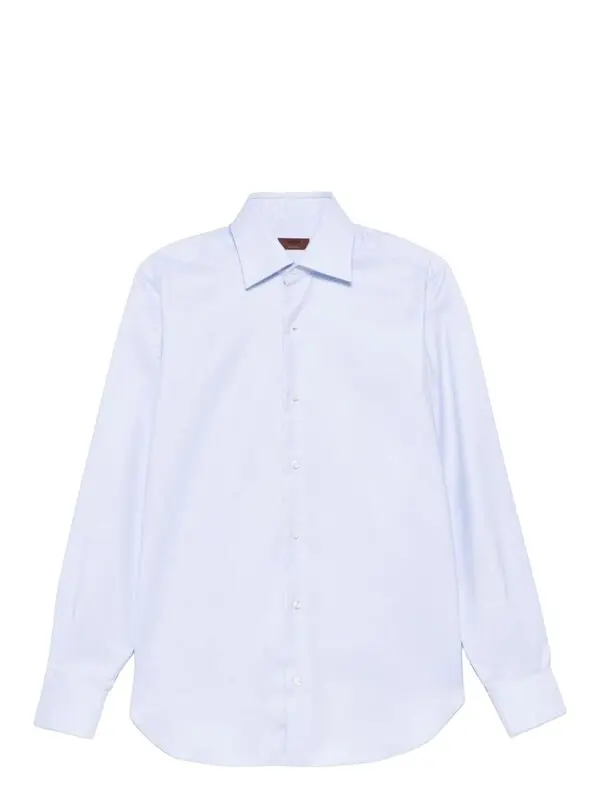 BARBA NAPOLI Cotton Shirt - Blue