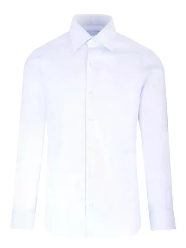 BARBA NAPOLI Cotton Shirt - Blue