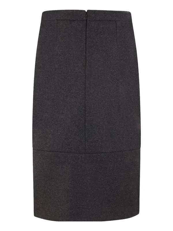 Plan C Sequin-embellished Midi Skirt - Grey
