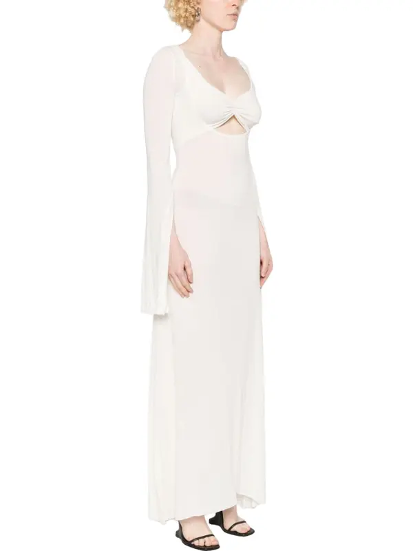MANURI Nina Maxi Dress - White