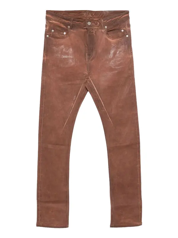 Rick Owens Detroit Cut Jeans - Brown
