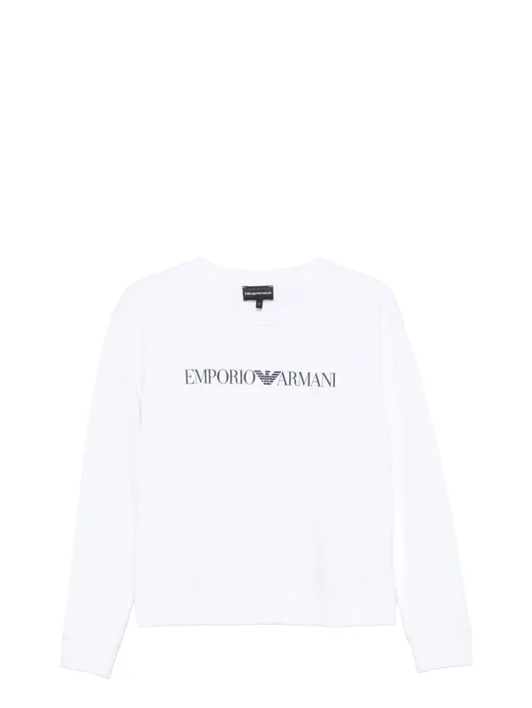 Emporio Armani Logo-print Sweatshirt - White