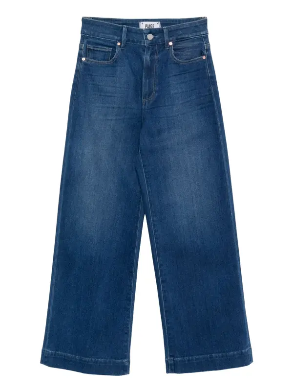 Paige Anessa Wide-leg Jeans - Blue