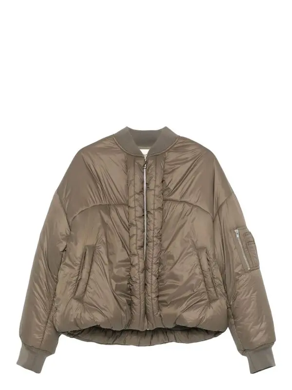 MORDECAI Padded Bomber Jacket - Green