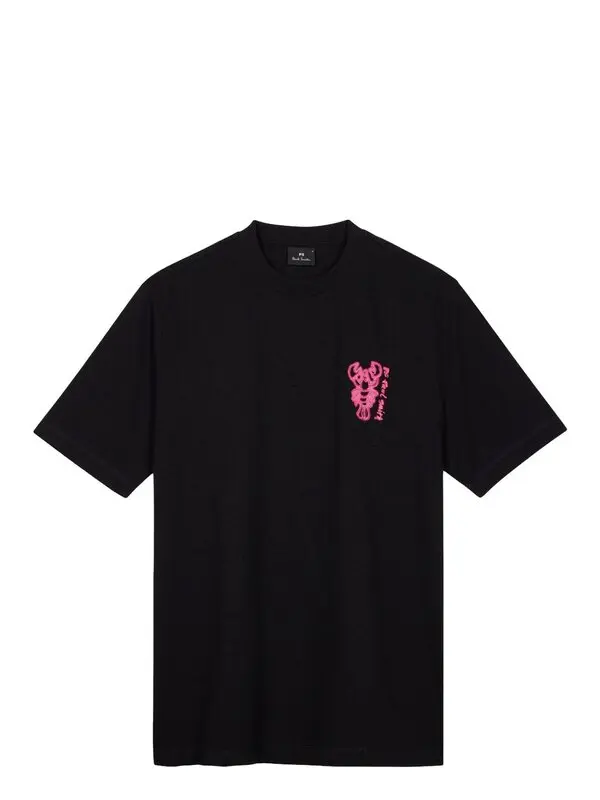Paul Smith Lobster-print T-shirt - Black