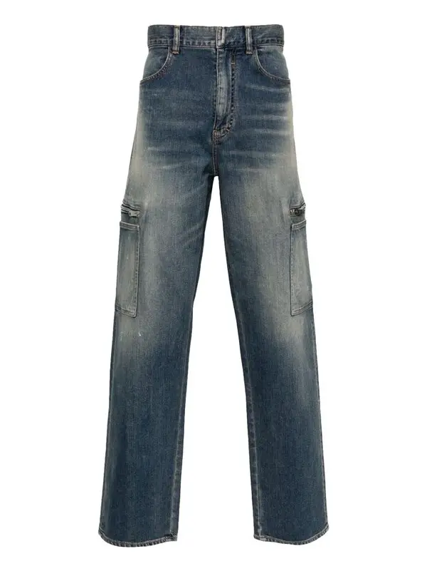 Givenchy Stretch-cotton Denim Trousers - Denim Blue