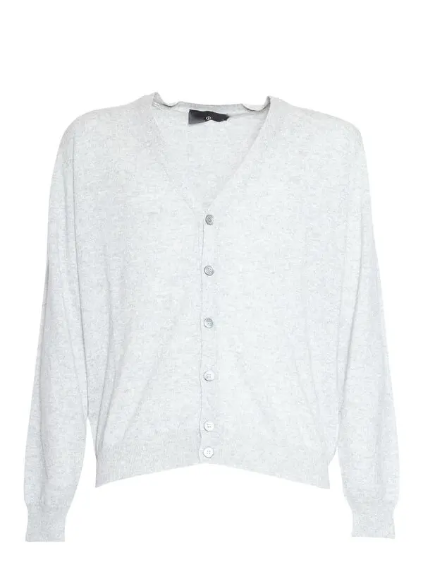 PHI FDL Wool And Cashmere Cardigan - Gray