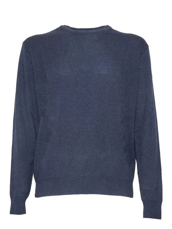 PHI FDL Girocoll Crewneck Sweater - Blue