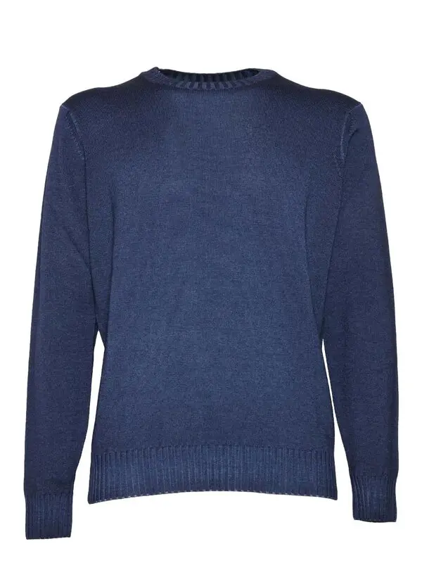 PHI FDL Girocoll Crewneck Sweater - Blue
