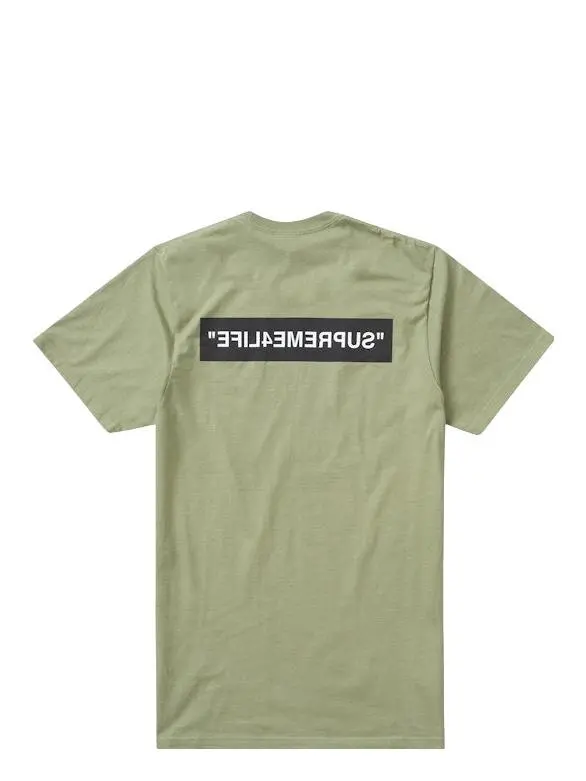 Supreme 4 Life Tee Shirt - Olive