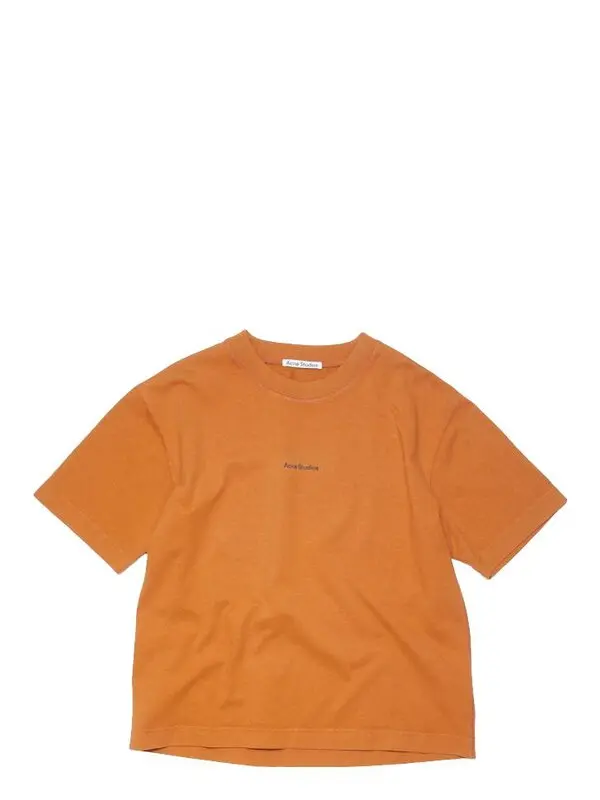 Acne Studios Logo T-shirt - Burnt Orange