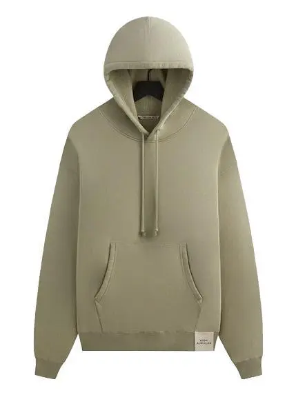 Kith 101 X Auralee Smooth Soft Hoodie - Seagrass