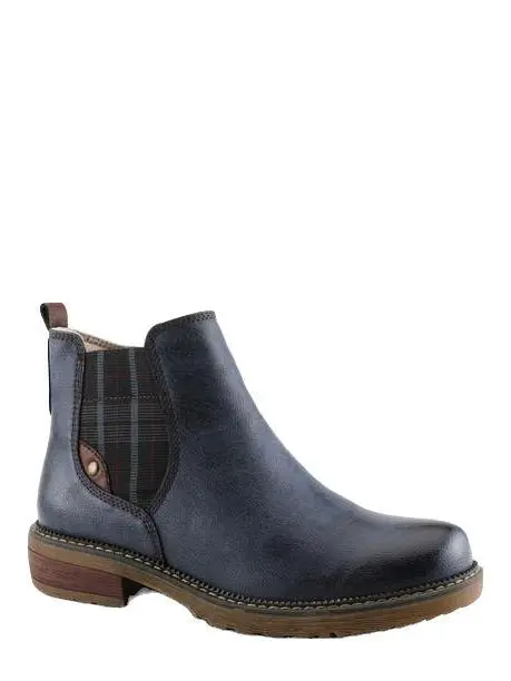 SPRING STEP SHOES Nonia Water Resistant Chelsea Boot - Navy