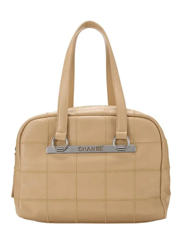 Chanel Chocolate Bar Boston Bag - Beige