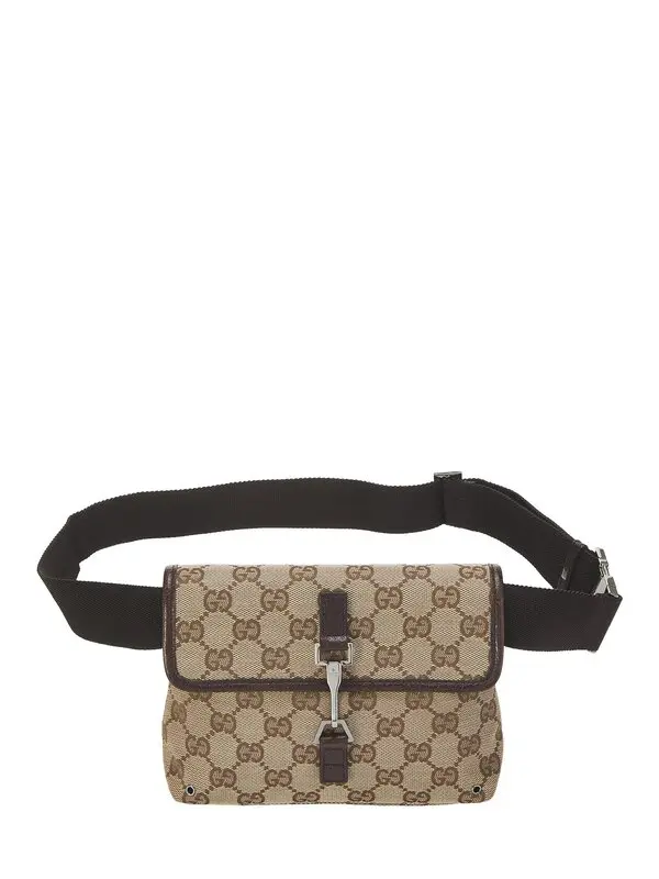 Gucci Original Gg Canvas Waist Pouch - Brown