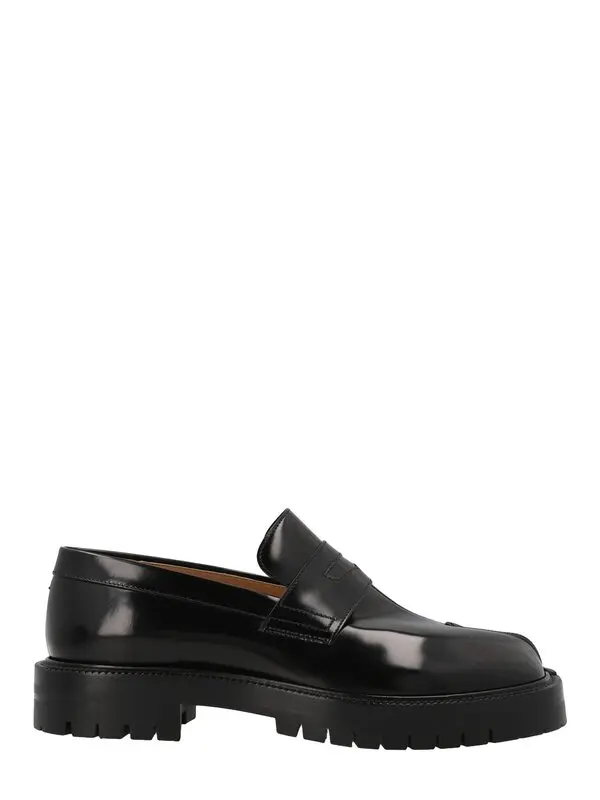 MAISON MARGIELA Tabi Penny Loafers - Black