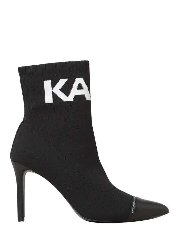 Karl Lagerfeld Sock Boots - Black