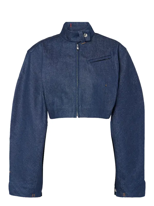Jacquemus Cabrio Denim De-nîmes Jacket - Blue