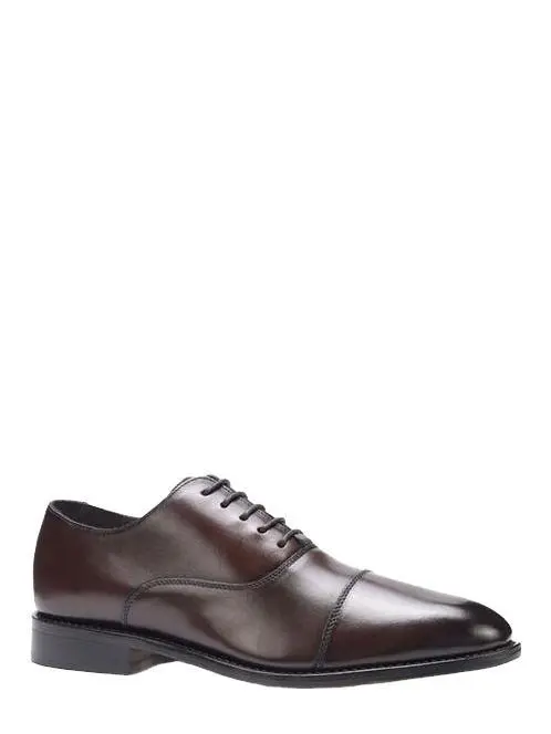 ANTHONY VEER Clinton Cap-toe Oxford - Chocolate Brown Burnished