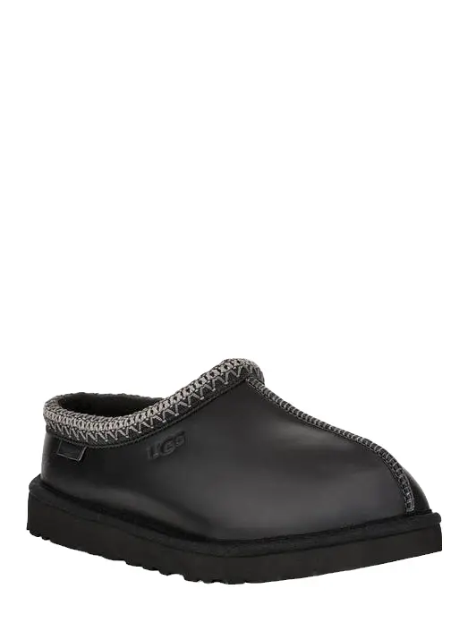 UGG Tasman Leather Slipper - Black
