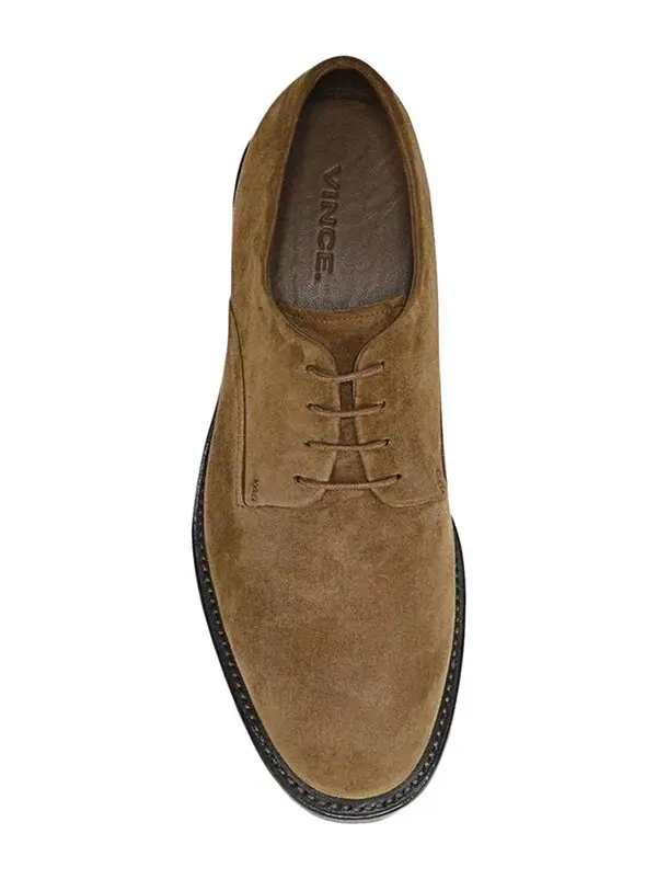 Vince Davies Leather Derby Shoes - Vicuna Brown