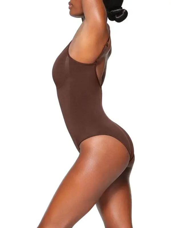 SKIMS Seamless Sculpt Brief Bodysuit - Cocoa