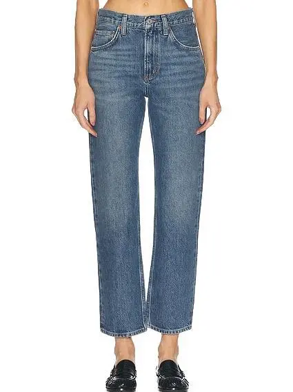 AGOLDE Valen Mid-rise Straight Jeans - Essence