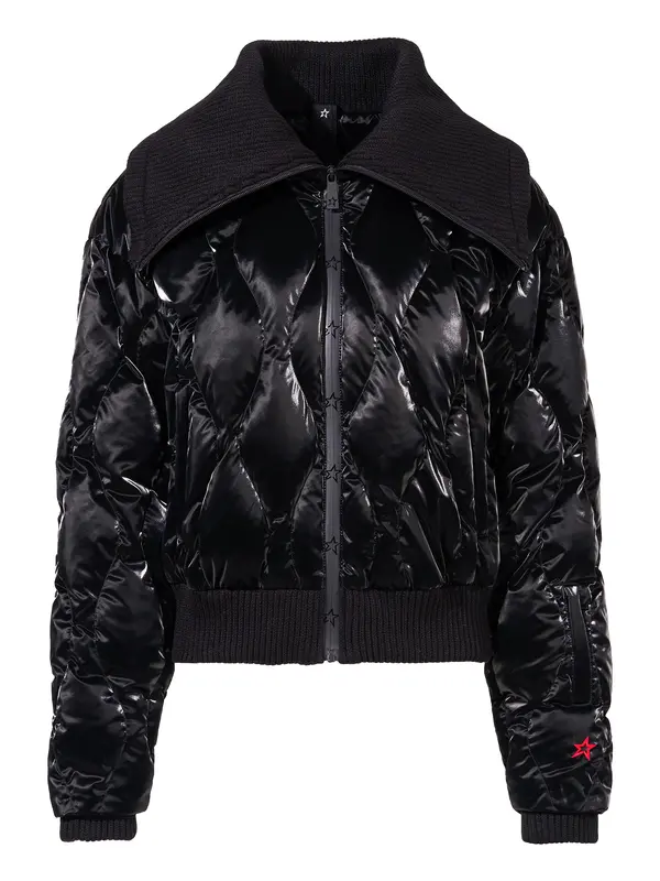 Perfect Moment Carving Apres Down Jacket - Black-liquid