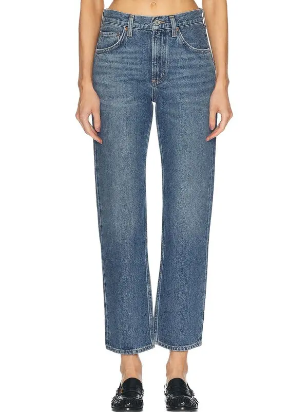 AGOLDE Valen Mid-rise Straight Jeans - Essence