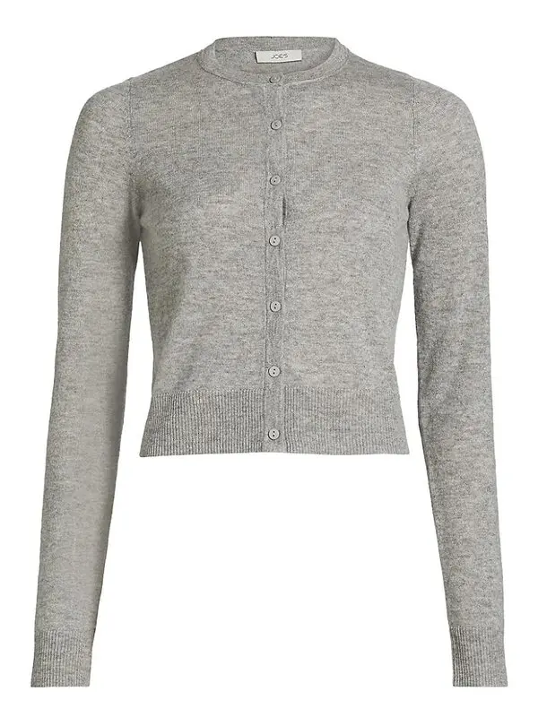 Joe's Jeans Dani Michelle Dani Cashmere Cardigan - Heather Grey