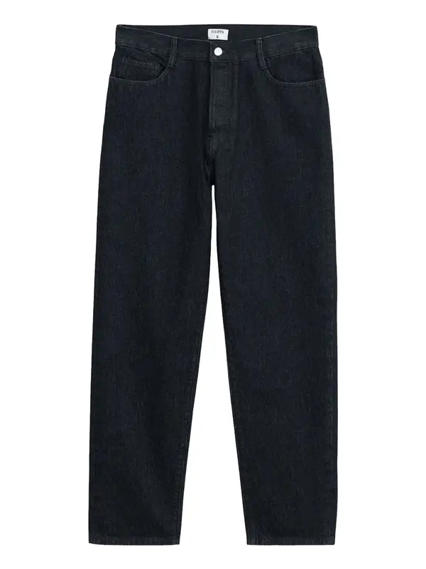 Filippa K Tapered Cropped Jeans - Black