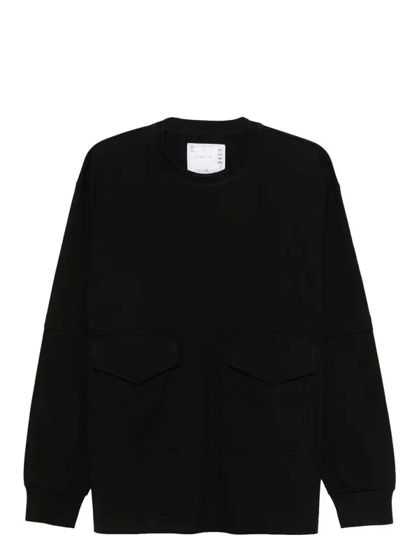 Sacai Layered T-shirt - Black