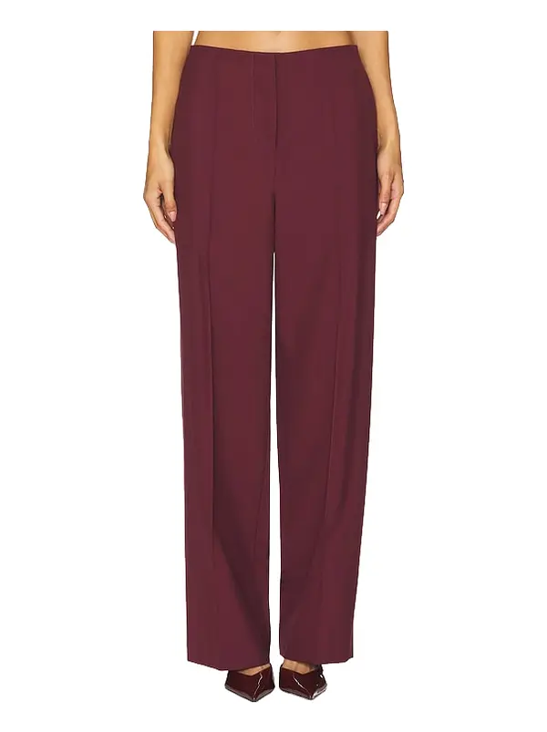 Faithfull The Brand Emilie Trouser - Bordeaux