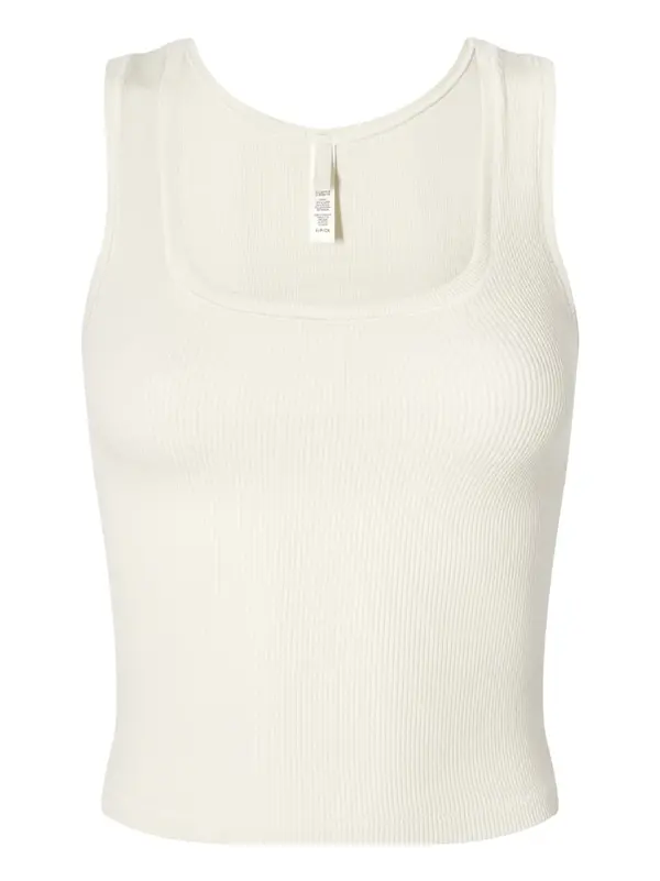 SKIMS Cotton Rib Tank - Bone