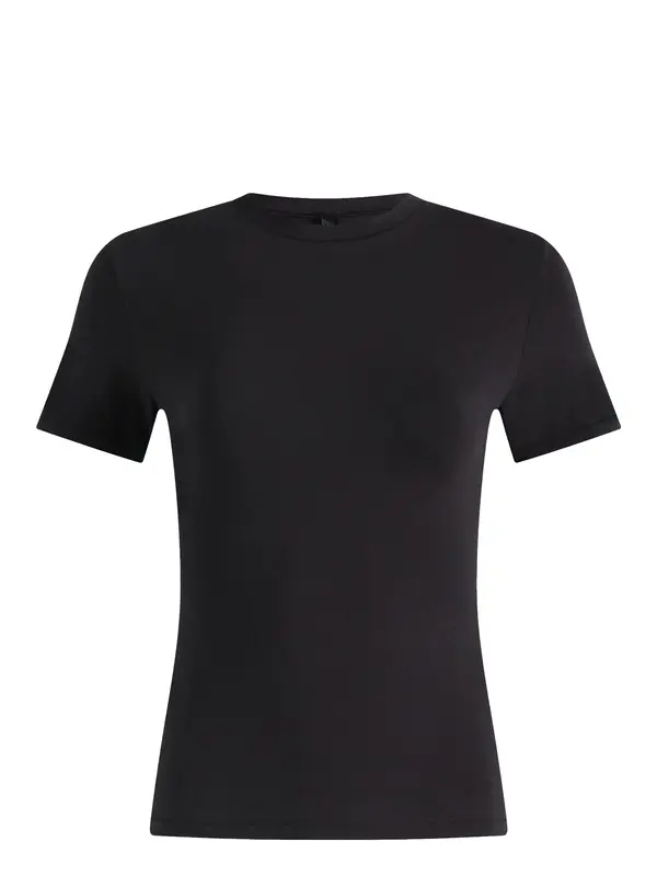 SKIMS Cotton Jersey T-shirt - Soot