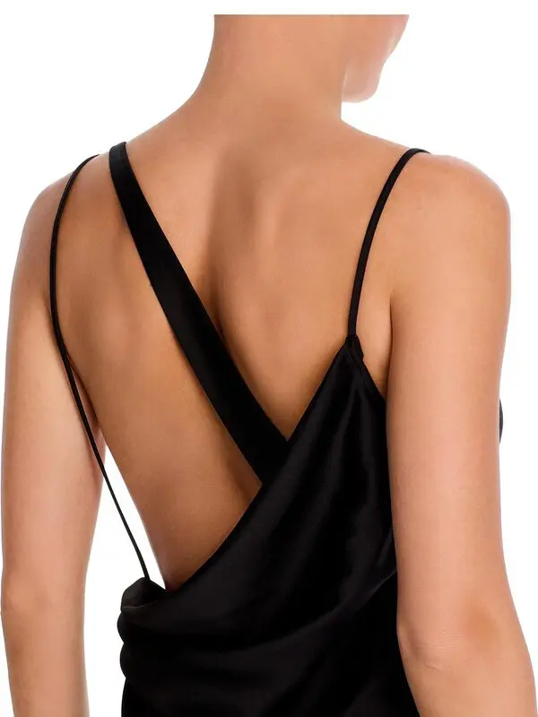 BOSS Naomi X 2.0 Detoure Slip Dress - Black