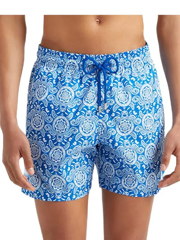 Vilebrequin Mahina 5.5" Printed Swim Shorts - Palace Blue