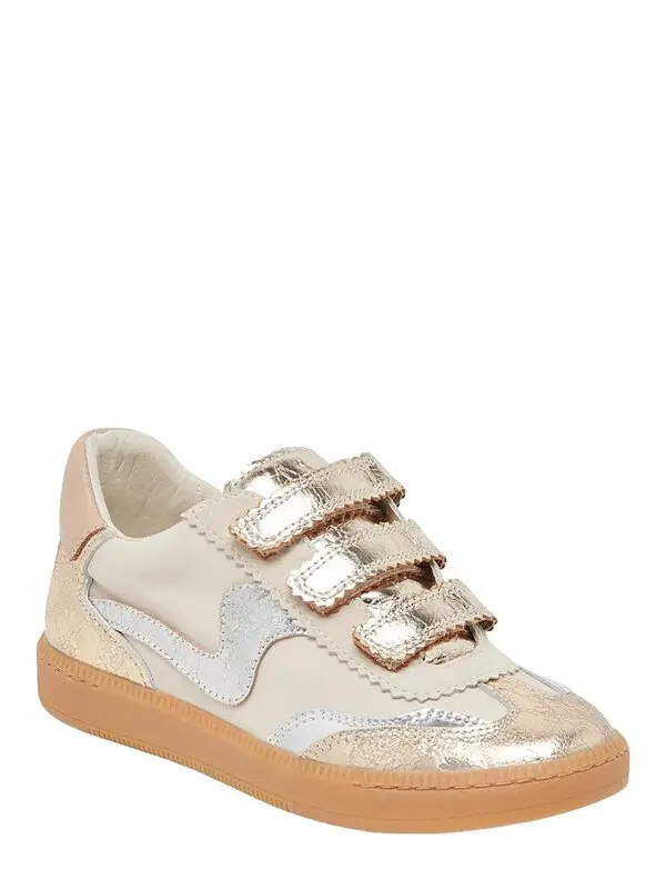 Dolce Vita Notice Low Top Sneakers - Silver/gold