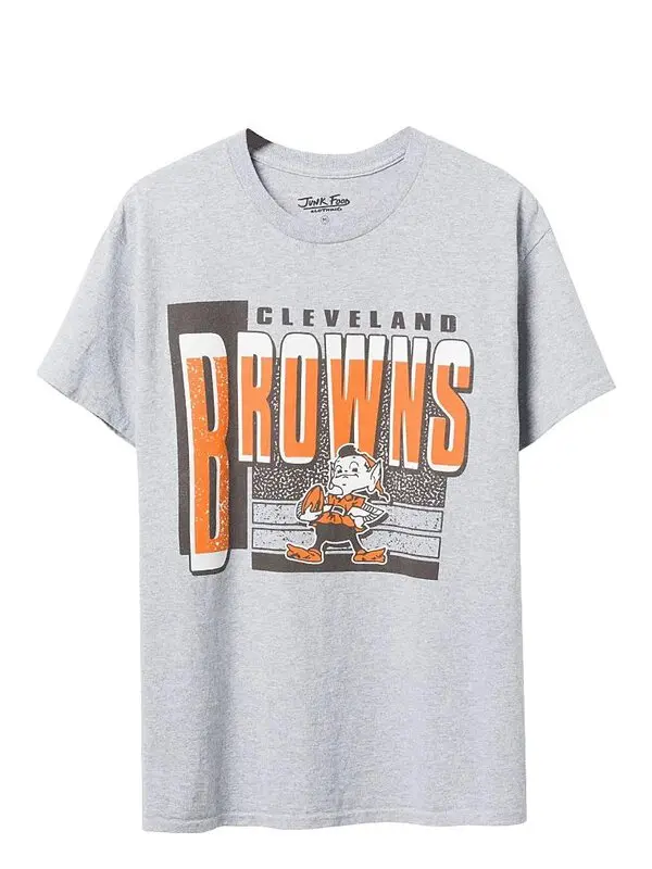 Junk Food Clothing Nfl Cleveland Browns Complete Tee - Heather Gray
