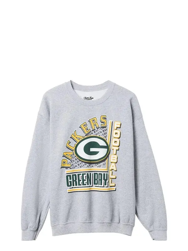 Junk Food Clothing Nfl Green Bay Packers Fleece Sweatshirt - Heather Grey