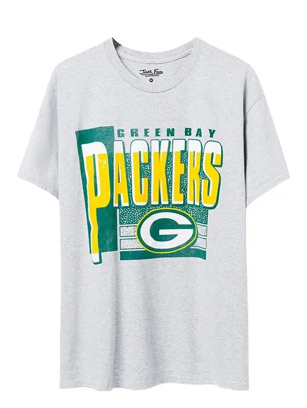 Junk Food Clothing Nfl Green Bay Packers Complete Tee - Heather Gray