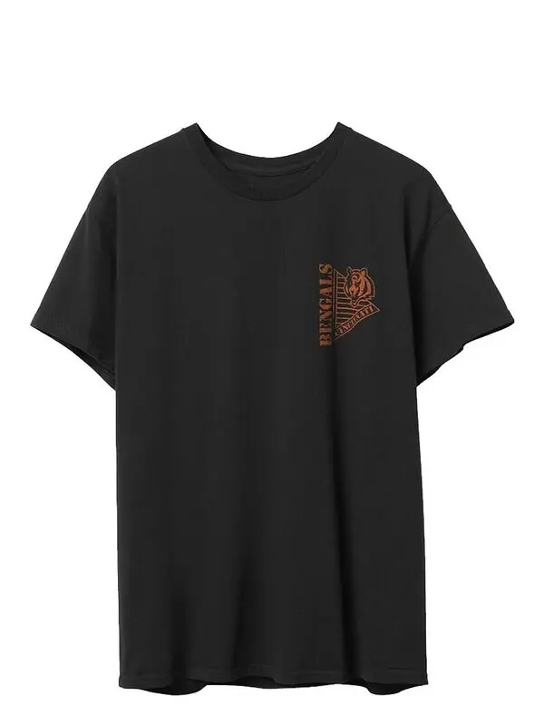 Junk Food Clothing Nfl Cincinnati Bengals Drive Tee - Black