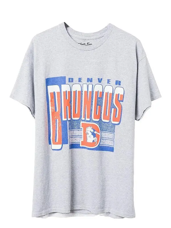 Junk Food Clothing Nfl Denver Broncos Complete Tee - Heather Gray